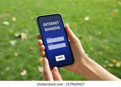 Woman Using Online Banking Application On Stock Photo Shutterstock