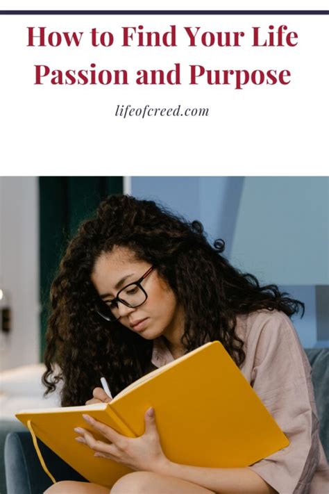 How To Find Your Life Passion And Purpose Life Of Creed