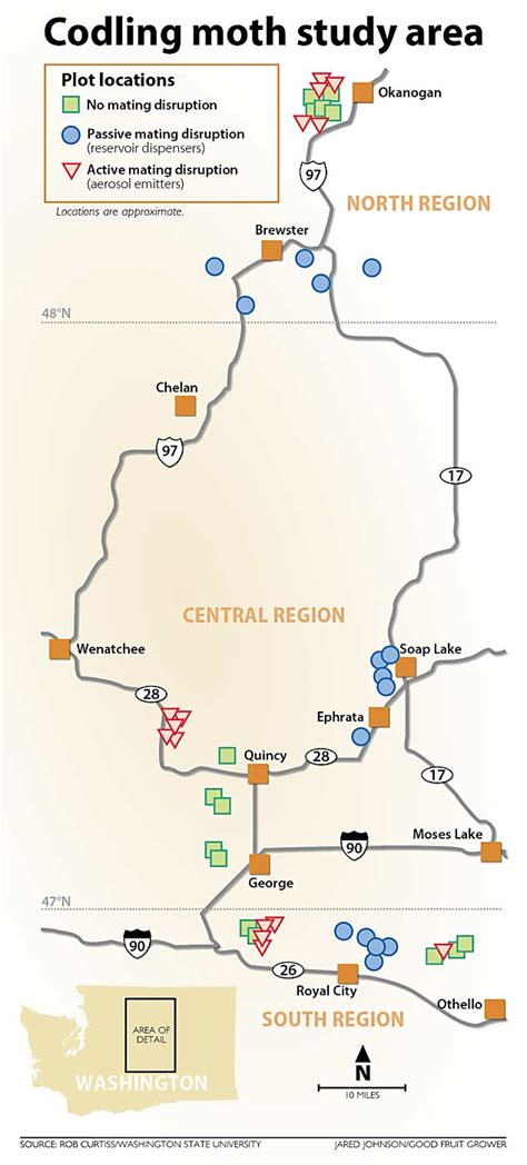 Codling Moth Study Covers Many Questions Many Miles Good Fruit Grower