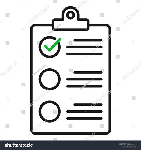 Survey Management Icon Checklist Forum Vector Stock Vector Royalty Free Shutterstock