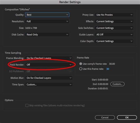 What Does “no Field Rendering” Mean Rmotiondesign