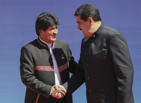 Nicolás Maduro Recibe Al Exmandatario Boliviano Evo Morales En Caracas