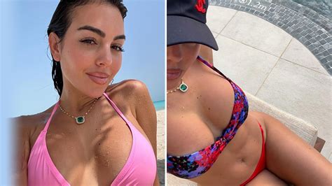 Georgina Rodriguez Shows Off Incredible Bikini Body As Cristiano