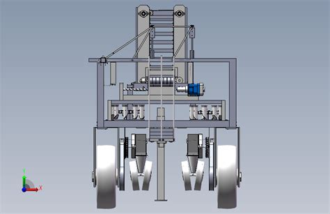 全自动花卉苗蔬菜苗移栽机 SOLIDWORKS 2014 模型图纸下载 懒石网