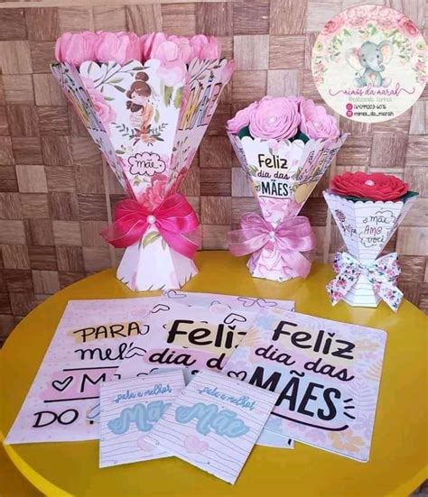 Molde Buquê De Flores Para O Dia Das Mães Molde Para Imprimir