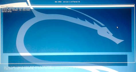 Dual Boot Kali Linux Rolling 20162 Windows 10 On A Pc With Uefi