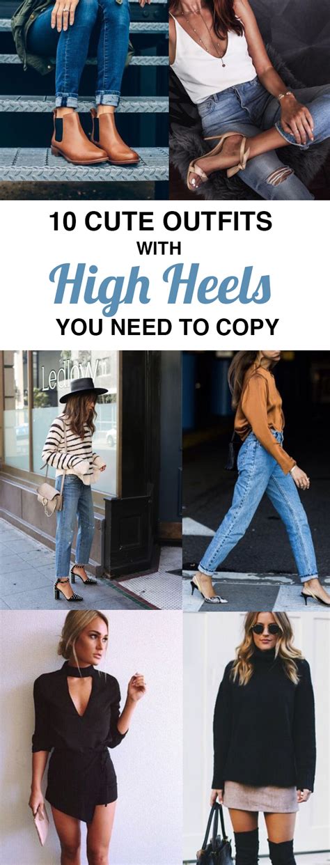 10 Cute Outfits With High Heels You Need To Copy Society19 Uk