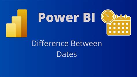 power bi calculate difference in days between two dates youtube