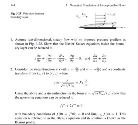 Solved Numerical Simulation Of Incompressible Flows Chegg