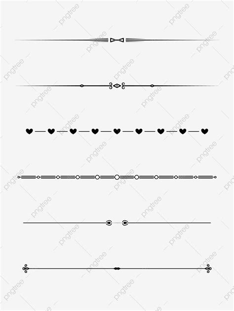 lines divider vector hd png images 6 european pattern dividing lines dividing line pattern