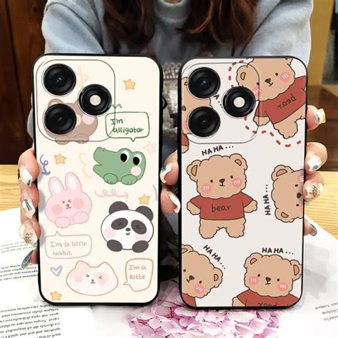 Tecno Spark 10 10c Case Candy Color Cute Pattern Soft Silicone Shockproof Daraz Pk