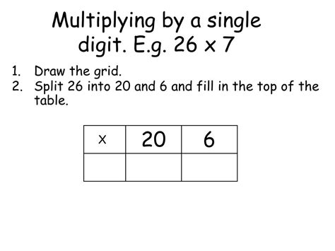 PPT Multiplying Using The Grid Method PowerPoint Presentation Free Download ID