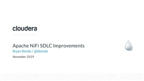 Apache Nifi Sdlc Improvements Ppt