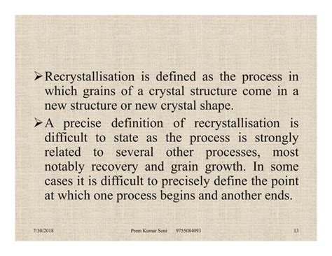 Recovery Recrystallization And Grain Growth Pdf
