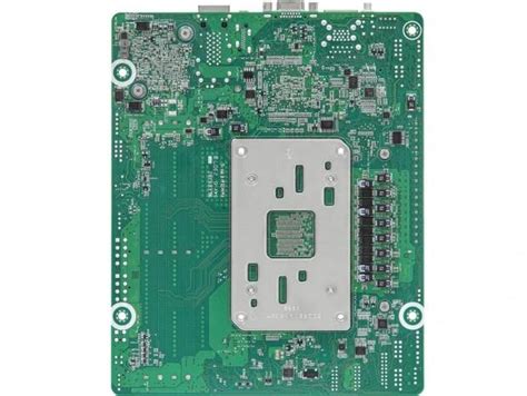 Deep Mini Itx Motherboard With Quad Ddr5 Memory Support Asrock Rack Am5d4id 2t Bcm