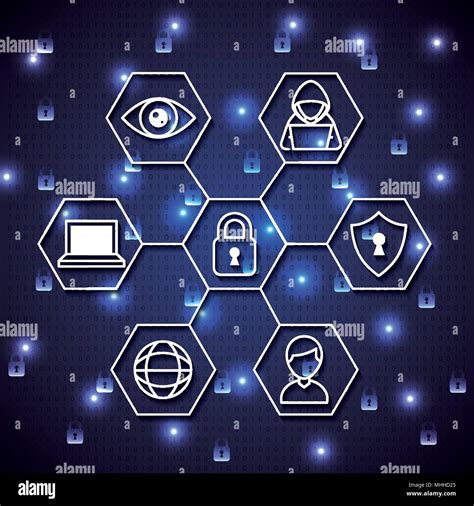 Cyber Security Digital Stock Vector Image And Art Alamy