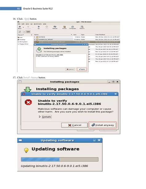 Oracle E Business Suiter12installationguidestepbysteponlinux