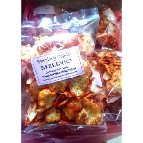 Jual Emping Ceplis Khas Anyer Balado Nyoss Shopee Indonesia