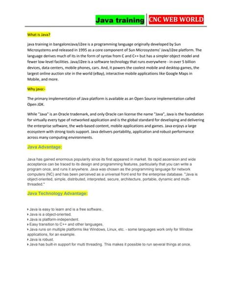 Java Presentationpptx Programming Languages Computing