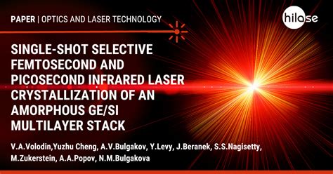 Single Shot Selective Femtosecond And Picosecond Infrared Laser