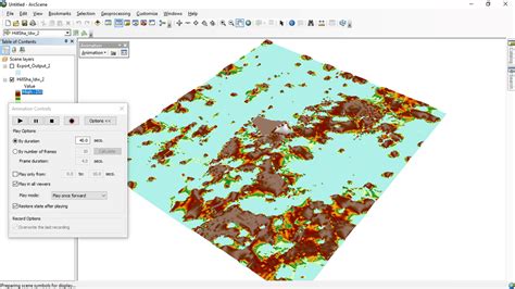 Contours Visualization On Arcmap Spatialnode