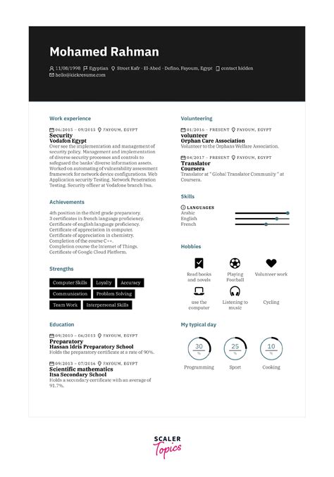 How To Write A Professional Back End Developer Resume