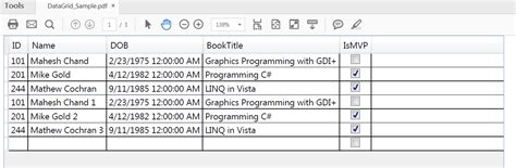 wpf datagrid gridlines not visible when saved as pdf stack overflow