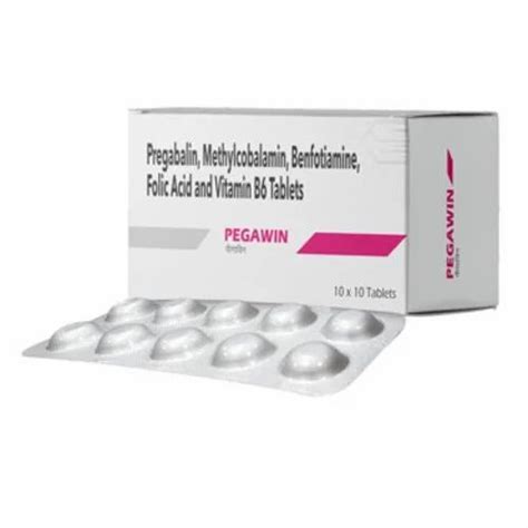 Pregabalin Methylcobalamin Benfotiamine Folic Acid Vitamin B6 Tablets At Best Price In Chennai