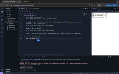 Obtener Información Del Proceso Padre E Hijo En Python Con Flask Operating Systems Scripting