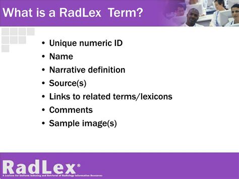 Ppt Radlex Unified Terminology For Radiology Powerpoint Presentation Id1712470