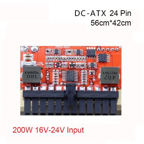 DC DC ATX PSU PICO BOX 16V 24V 250W Pico ATX Switch Pico PSU 24pin MINI ITX DC To Car ATX PC