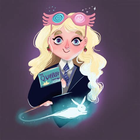 Luna Lovegood Illustration On Behance