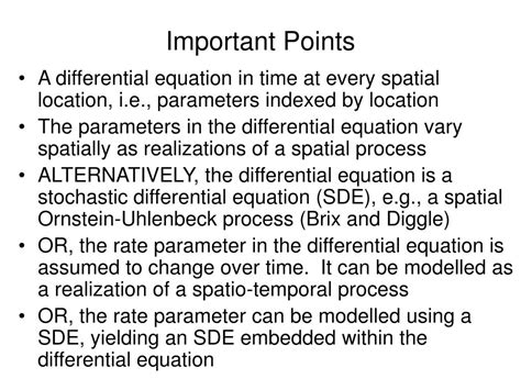 Ppt Space Time Modelling Using Differential Equations Powerpoint Presentation Id 5705166