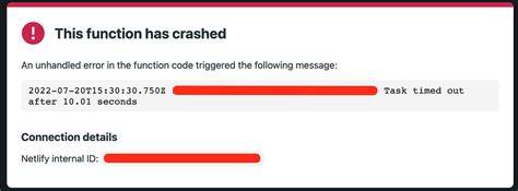 Support Guide Why Is My Function Taking Long Or Timing Out Support Guides Netlify Support