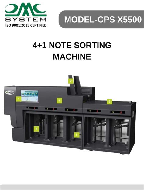 Fully Automatic Cps X5500 Note Sorting Machine For Bank At ₹ 900000 In Bhubaneswar
