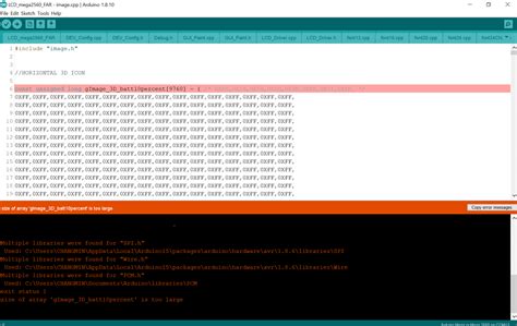 Arduino Stucked How To Command To Utilize Of Full Mem To Display