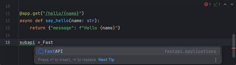 FastAPI PyCharm 文档