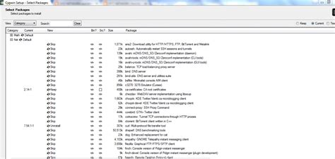 xyz network how to install new tools curl inside cygwin