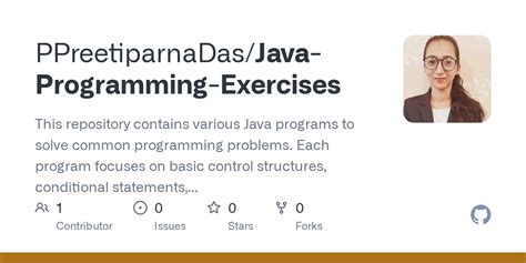 Github Ppreetiparnadasjava Programming Exercises This Repository Contains Various Java