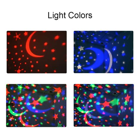 작은 공 Usb 회전 별이 빛나는 하늘 바다 프로젝터 야간 조명 핑크