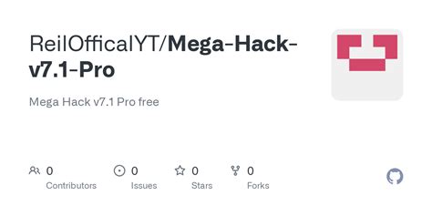 Actions · Reilofficalytmega Hack V71 Pro · Github