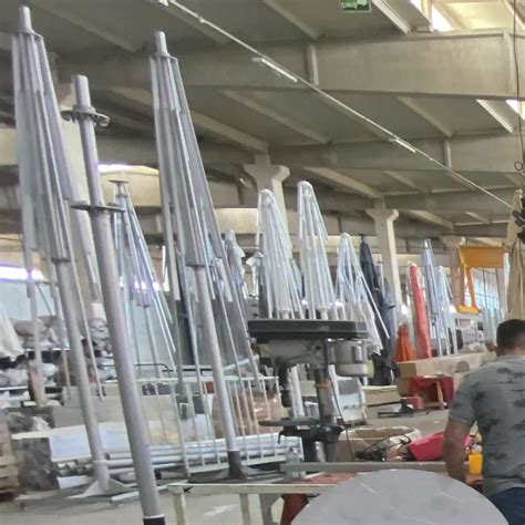 ტელესკოპური ბაღის ქოლგის ჩარჩო