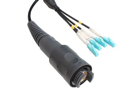 Channel Plug To LC Connector Cable Assembly