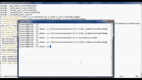 Oracle Manual Database Creation Youtube