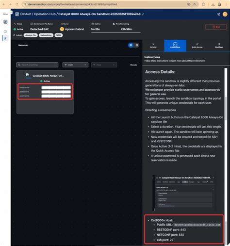 Pre Lab Accessing Your Cisco Devnet Sandbox Sprintgrad Academy