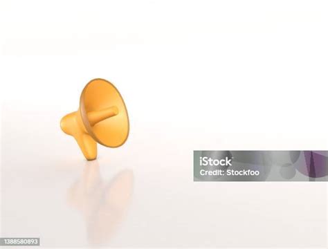 흰색 배경에 고립 된 메가 폰 3d 렌더링 일러스트레이션 광고에 대한 스톡 사진 및 기타 이미지 광고 마케팅 사람들 Istock