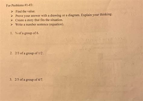 Solved For Problems 1 3 Find The Value Prove Your Chegg Com
