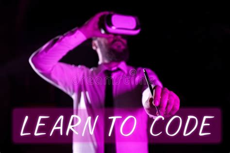 Conceptual Display Learn To Code Concept Meaning Learn To Write Software Be A Computer