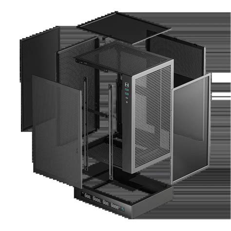 Deepcool Ch170 Digital Vertical Mini Itx Computer Case Black White Bermor Techzone