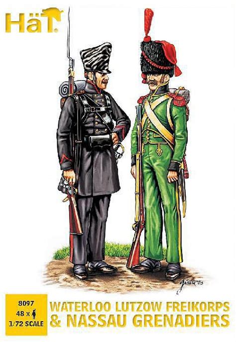 Hät Industrie Hat8097 Waterloo Lützow Freikorps Und Nassau Grenadiers